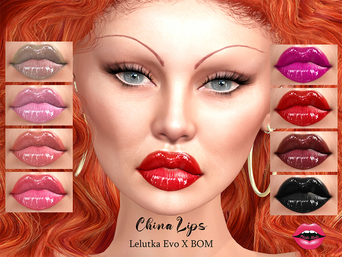 Second Life Marketplace - ::PS:: China Evo X BOM Lips